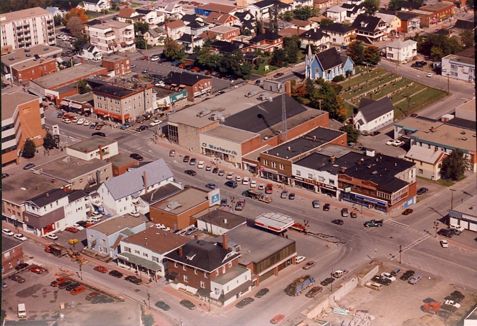 Downtown: Edmundston: Aerials