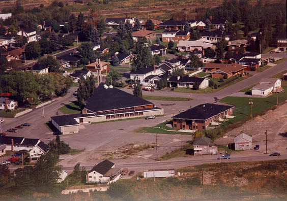 Downtown: Edmundston: Aerials